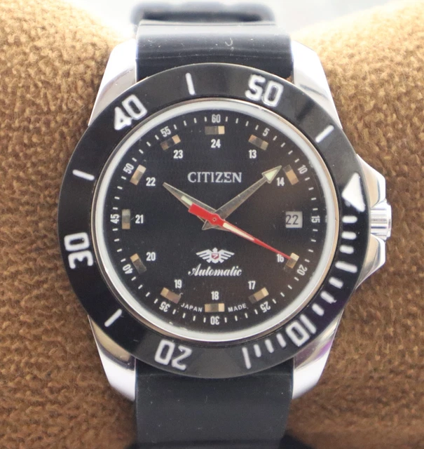 VINTAGE CITIZEN DIVER Automatic 8200 Rotating Bezel Great Working ...