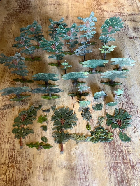 VINTAGE BRITAINS LEAD trees and bushes johillco Charbens timpo crescent ...