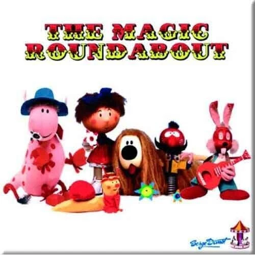 OFFICIAL THE MAGIC ROUNDABOUT 1960s / 70s RETRO TV CHARACTERS FRIDGE ...