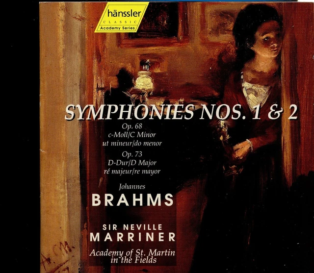 SIR NEVILLE MARRINER - Brahms / Symphonies Nos. 1 & 2 - 2CD - MINT £6.25 - PicClick UK