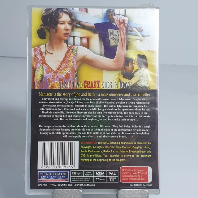 MANIACTS DVD MOVIE Thriller Brand New PAL Region Free Dark Romance $6. ...