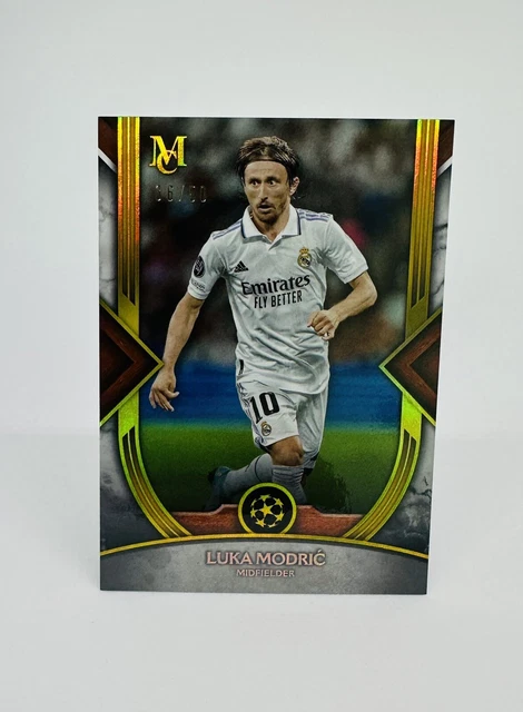 LUKA MODRIC /50 GOLD - Topps 2022/23 Uefa Champions League Museum ...