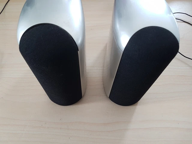 AUDICA SMALL SILVER Wired Speakers for Computer use. £21.50 - PicClick UK