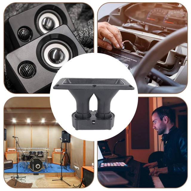 BLACK PIEZOELECTRIC TWEETER Piezo Tweeter Horn Speaker Piezo Design $22 ...