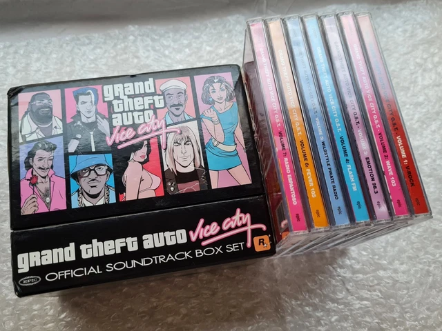 GRAND THEFT AUTO: Vice City Official Soundtrack Box Set Rockstar Games ...