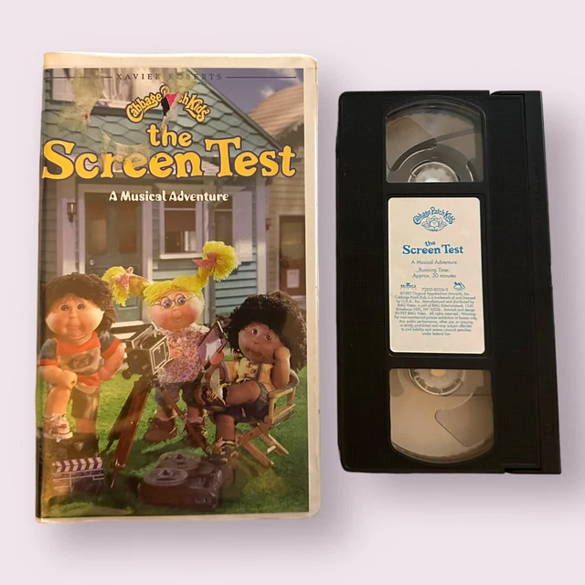 CABBAGE PATCH KIDS THE SCREEN TEST (VHS, 1997) Musical Vintage CPK ...