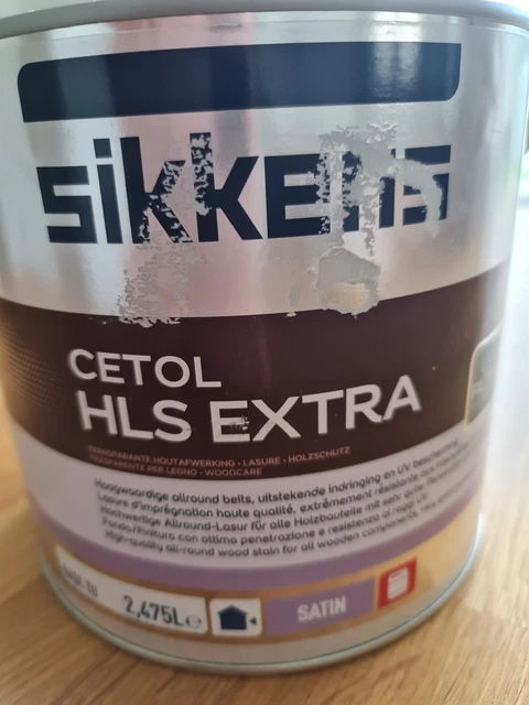 SIKKENS CETOL HLS extra, Holzlasur 2,5 Liter, grau, Farbton ON.00.40T ...