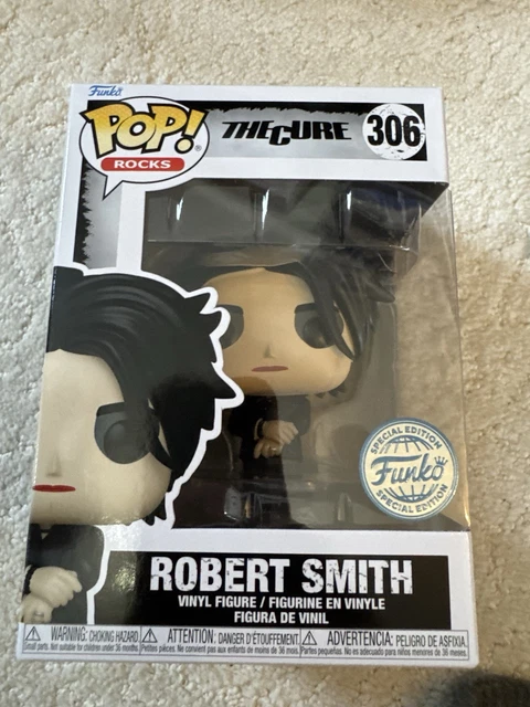 FUNKO POP! ROCKS #306: The Cure Robert Smith Exclusive Vinyl Figure ...