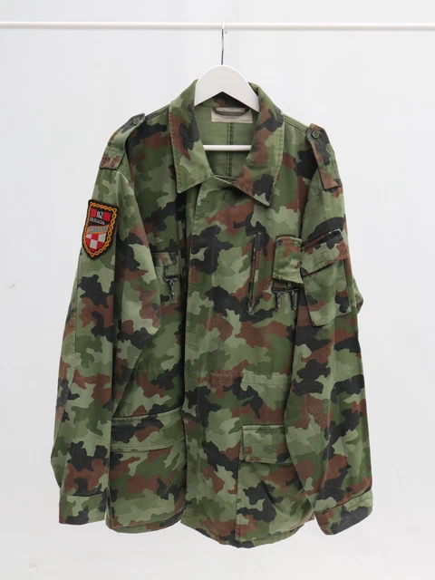 VINTAGE MILITARY M89 M93 Croatian Yugoslavian Serbian Army Jacket 90s ...