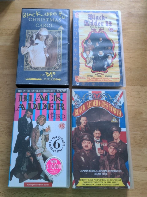 LOT DE 4 vidéos VHS adder noir chant de Noël/The Third/2/Goes Forth ...