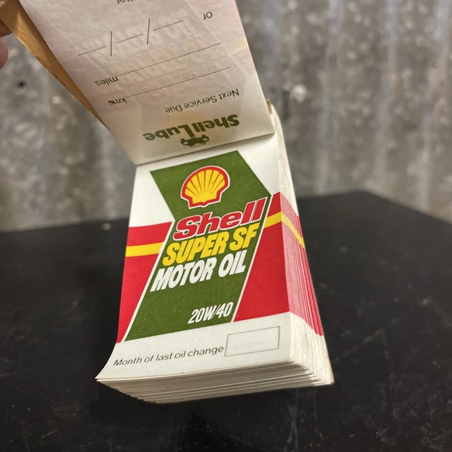 SHELL 1970’S SHELLUBRICATION book of stickers.. Mechanic Service ...