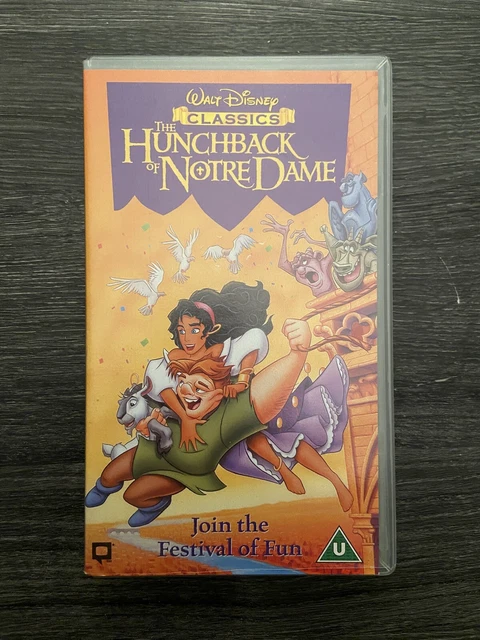 The Hunchback Of Notre Dame Vhs Video Cassette Walt Disney Classics 2 0343