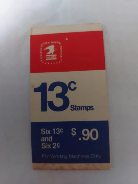 U.S. COMBINATION BOOKLET SCOTT 1975 13ct LIBERTY BELL & 2c MINT £0.99 ...