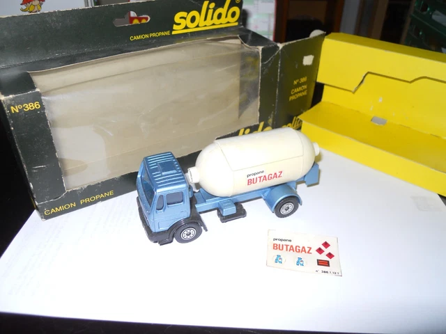 SOLIDO - CAMION Mercedes 1217K/32 Citerne Gaz Propane - Ref 386 - 1/50 ...