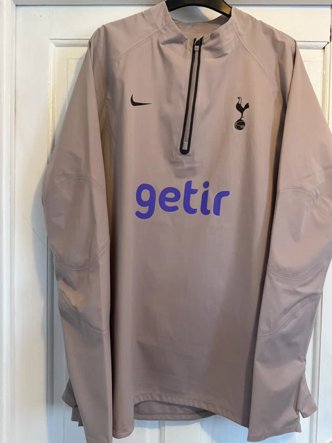 TOTTENHAM HOTSPUR PLAYER Issue Nike Storm-Fit Training Top Men’s Size ...