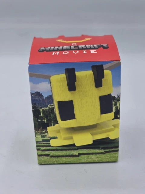 NEW MCDONALD'S MINECRAFT Movie Happy Meal Bee Toy Figure Collectible ...