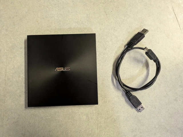 ASUS ZENDRIVE U7M SDRW-08U7M-U External Ultra-Slim DVD Rewriter - Black ...