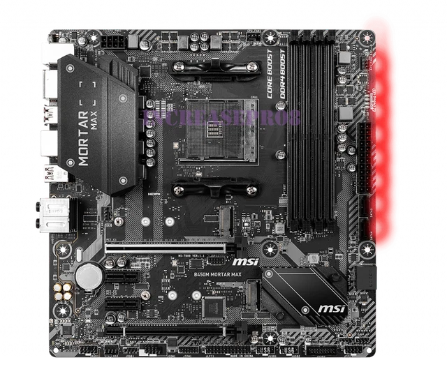 ASUS B450M MORTAR MAX Motherboard Socket AM4 AMD B450 DDR4 DIMM ...