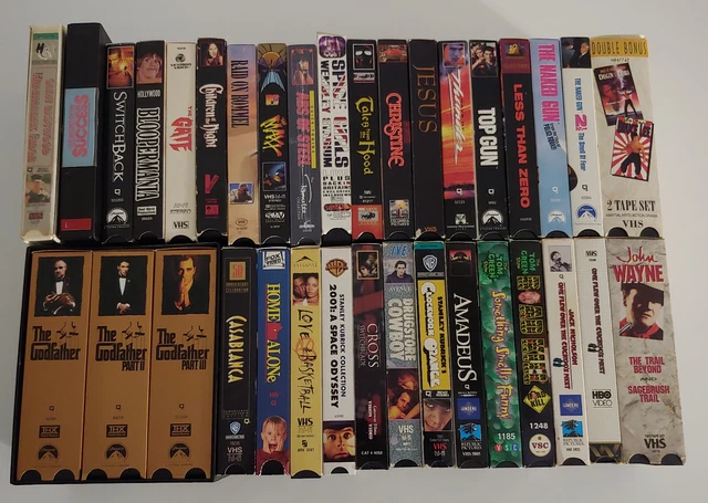 40 VHS MOVIE Lot - Mixed Titles & Genres $99.96 - PicClick CA