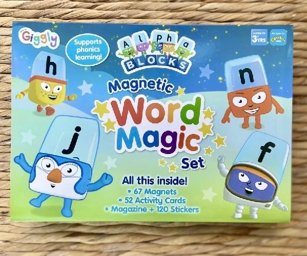ALPHABLOCKS TOYS MAGNETIC Learn Read EARLY YEARS/SPECIAL NEEDS Word ...