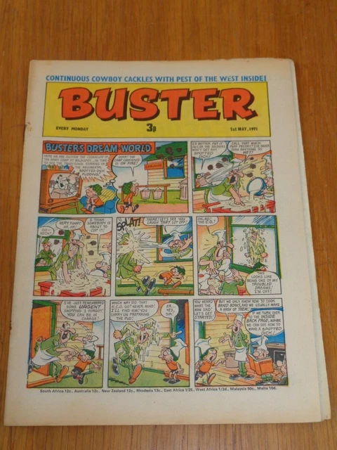 BUSTER 1ST MAY 1971 Fleetway British Weekly Comic* EUR 11,35 - PicClick IT