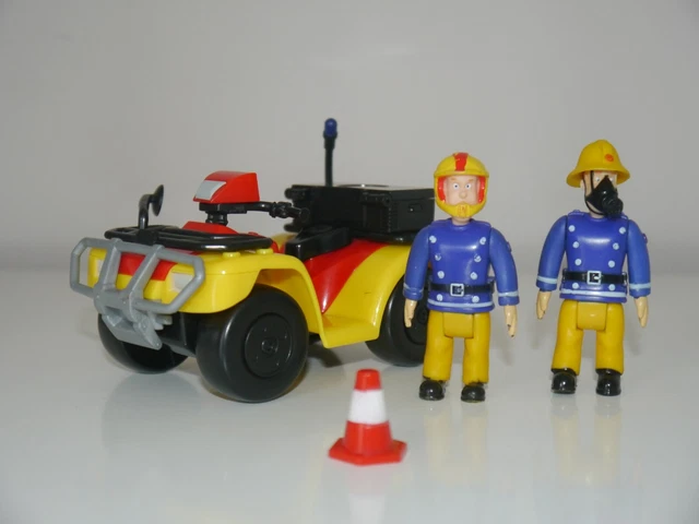 FIREMAN SAM TOYS Bundle Quad Bike Sam Quad Biker Sam in Oxygen Mask ...