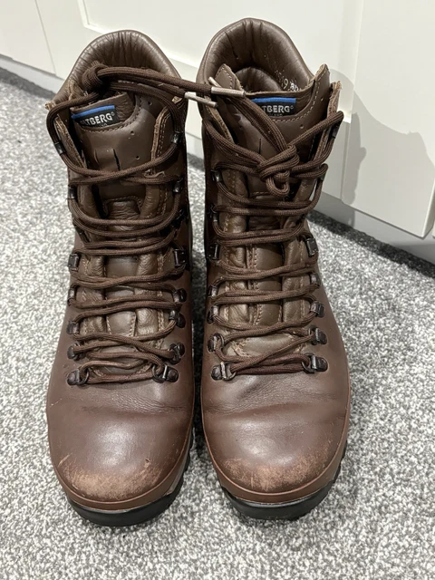 GENUINE BRITISH ARMY Military Altberg Defender MTP Combat Brown Boots ...