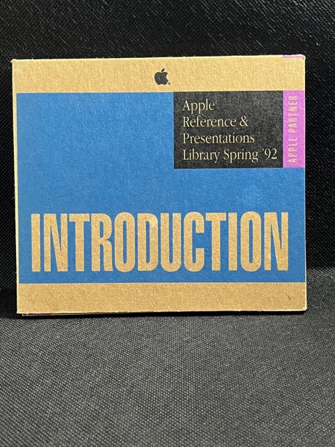 VINTAGE, RARE AND collectible, 1992 Apple Reference & Presentations ...
