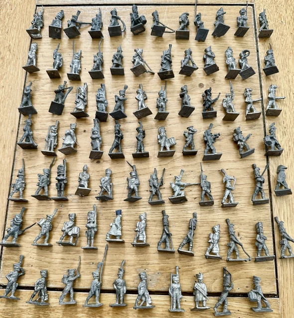 MINIFIGS - OLD 25Mm Napoleonic Figures- Foot Mixed Lot Of 80+ Figures ...