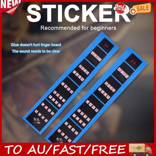 Violin Fingerboard Sticker Fretboard Note Fingering Chart Practice