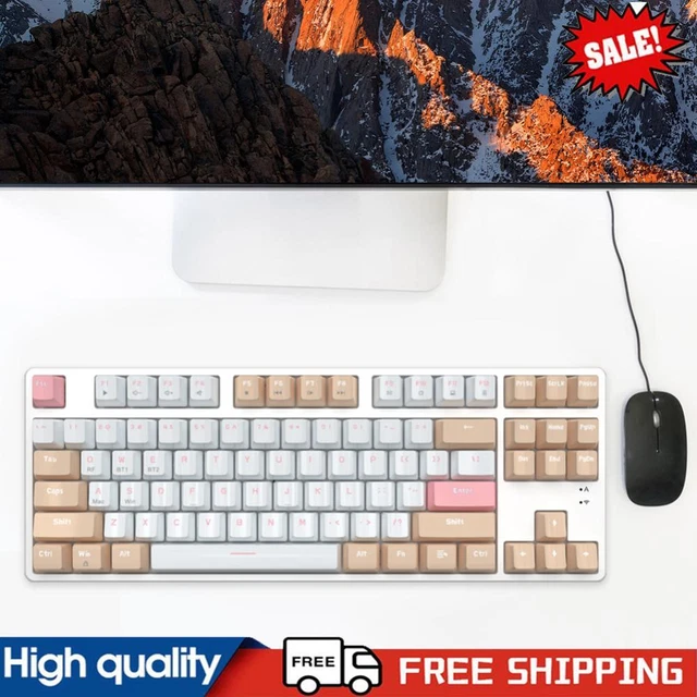 87 KEYS WIRELESS Keyboard Fashion Wireless Gaming Keyboard for Desktop ...