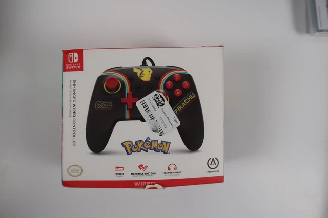 POWERA ENHANCED WIRED Controller Nintendo Switch - Pokemon: Pikachu ...
