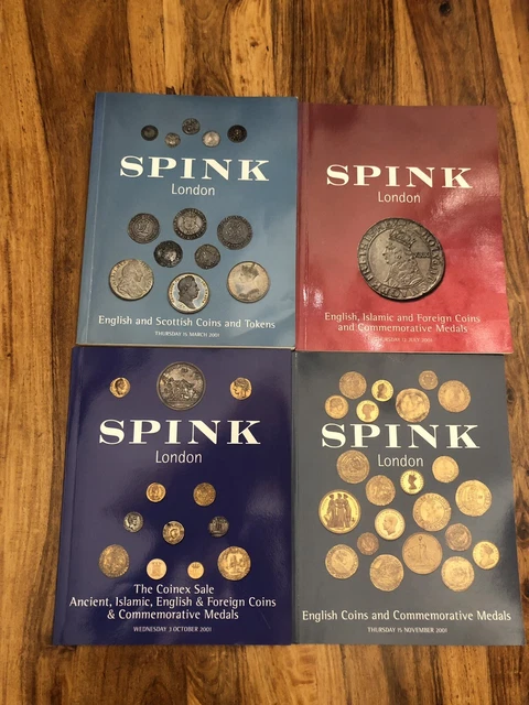 4 X SPINK Auction Catalogues 2001 Ancient, British And Foreign Coins ...