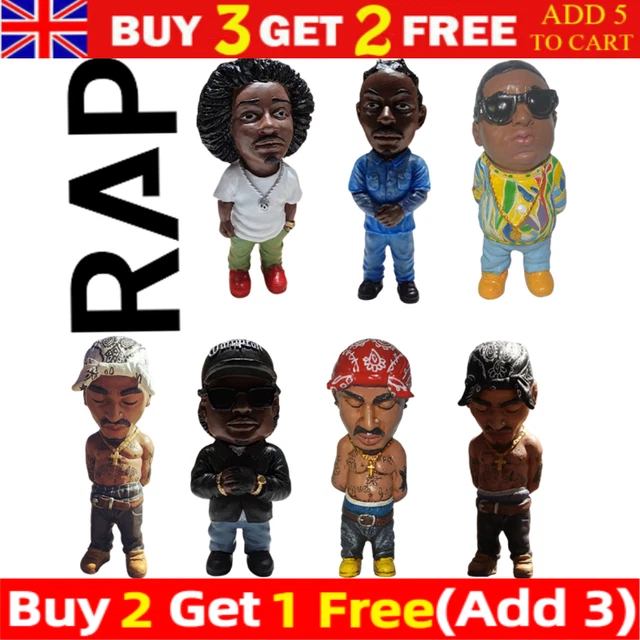 UK 2PAC RAP Star Figure Shakur B.I.G. Notorious Biggie Rapper Bro ...