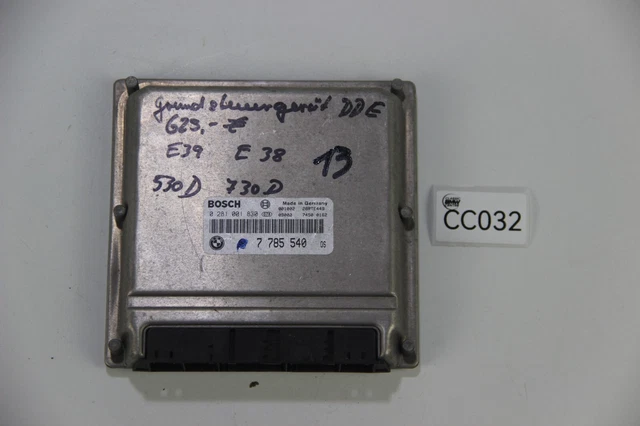 GENUINE BMW E39 E38 E46 E53 M57b30 engine control unit ECU 77785540 3 ...