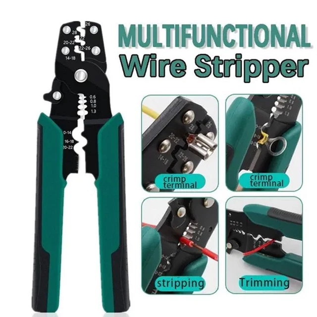 MULTI-FUNCTION MINI ELECTRIC Terminal Crimping Plier With Wire ...