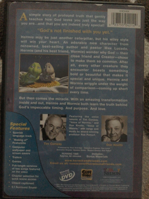 HERMIE A COMMON Caterpillar DVD [2003] [NTSC] Just Like Jesus Story £2. ...