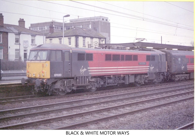 TRAIN NEGATIVE Class 87 020 In Virgin Livery £0.99 - PicClick UK