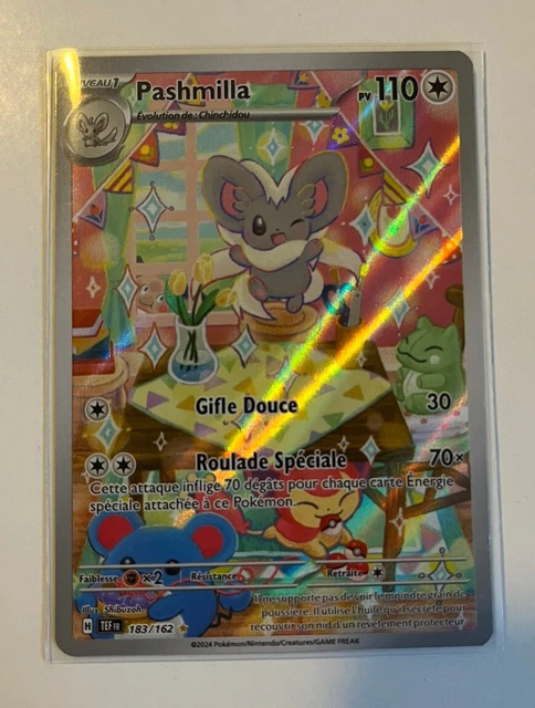 CARTE POKEMON AR Pashmilla 183/162 Forces temporelles EV5 TEF neuf EUR ...