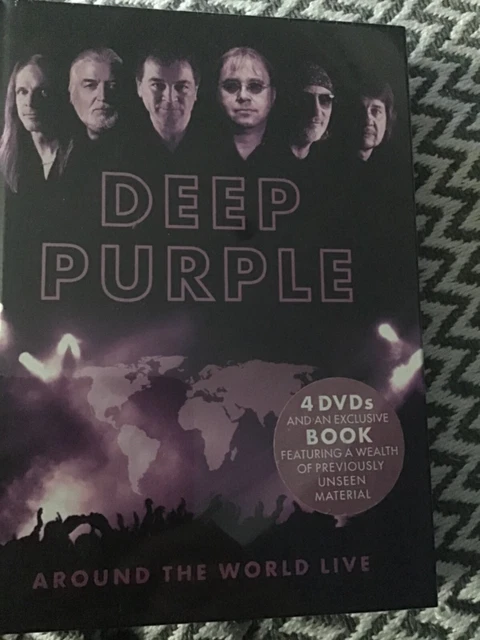 DEEP PURPLE: AROUND the World Live DVD (2016) Deep Purple. 4 discs EUR ...