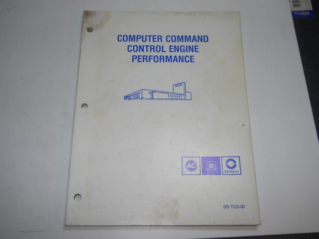 1983 GM AC Delco Computer Command Control Engine Performance Service ...