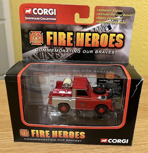 CORGI - 1/43 Scale - Fire Heroes Land Rover Defender Fire Engine £4.00 ...