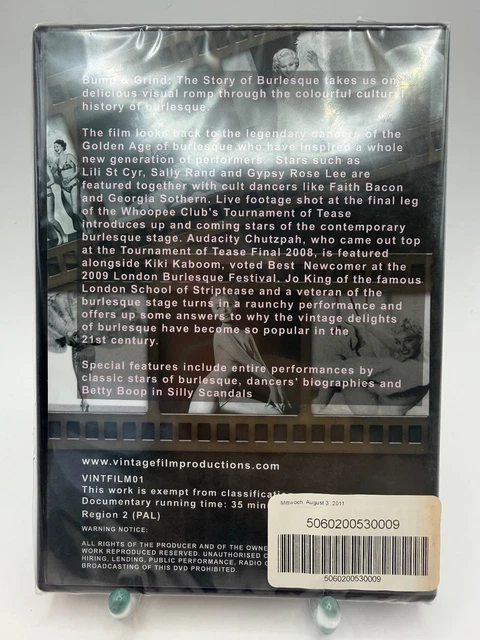 BUMP & GRIND - The Story of Burlesque DVD 2009 Dokumentation EUR 14,99 ...
