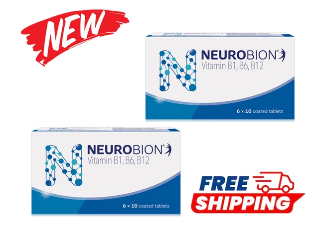 2 X 60'S NEUROBION Vitamin B Complex B1, B6, B12 For Nerve Relief ...