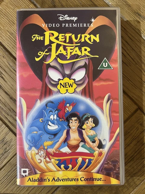 ALADDIN: THE RETURN of Jafar - VHS Video Tape Film Disney Kids £4.95 ...
