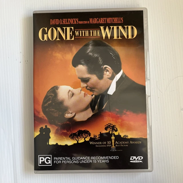 GONE WITH THE Wind (DVD, 1939) Very Good Condition Region 4 $5.90 ...