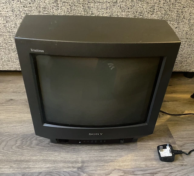 VINTAGE SONY TRINITRON KV-14M1U 14" CRT Retro Gaming TV Cube Spares ...