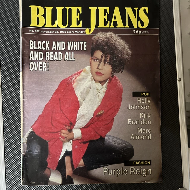 BLUE JEANS MAGAZINE 1985 Holly Johnson Kirk Brandon Marc Almond £19.34 ...