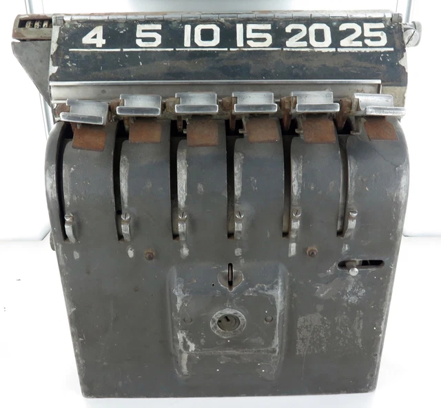 .SCARCE C 1960’S HUGE SOLOMATIC TICKET MACHINE. EX WYNNUM (QLD) BUS ...