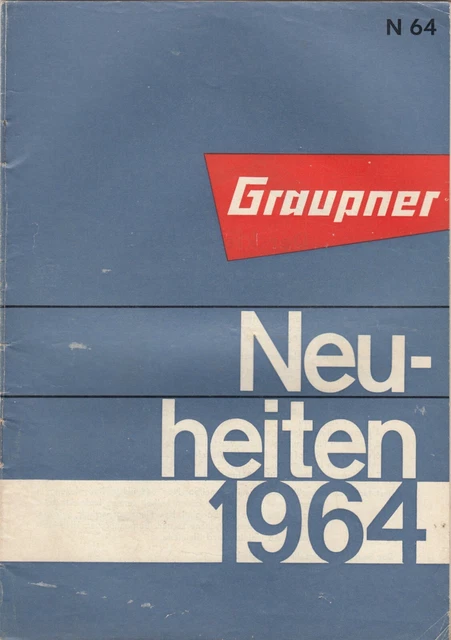 CATALOGO MODELLISMO GRAUPNER 1964 giocattoli novità EUR 21,00 - PicClick IT
